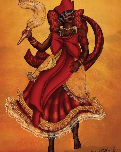 Oya - Santeria Goddess of Wind and Change