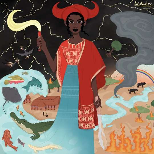 Oya - Santeria Goddess of Wind and Change